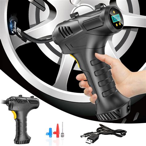 Tire Inflator Air Compressor Cordless Car Tire Pump With 12v