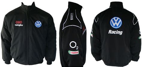 VW VOLKSWAGEN JACKET BLACK - Racing Empire