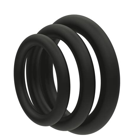 Fidech 3 Pack Penis Rings Set For Men 3 Different Sizes Love Rings For