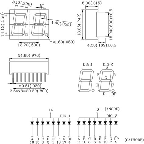Display 7 Segmentos 2 Dígitos 0 56 Anodo Comum Smartcomp Seu Fornecedor Confiável Atendemos