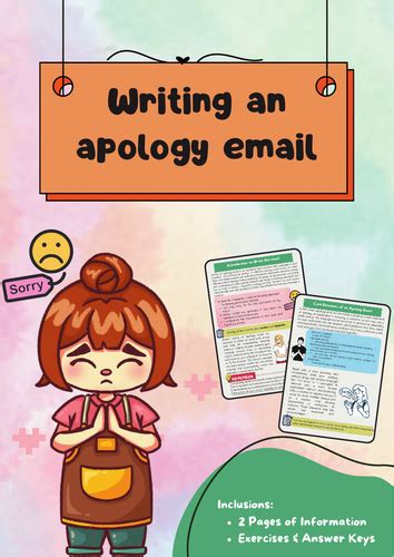 Writing Apology Emails Phrases And Structure Teaching Resources