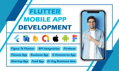 do flutter mobile app development as flutter developer or flutter app