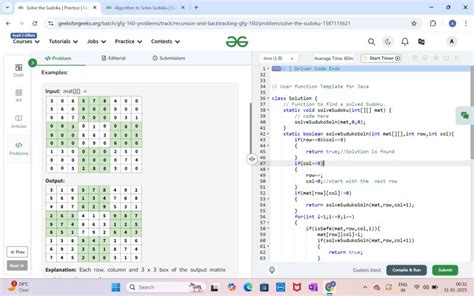 Sudoku Algorithms Backtracking Codingchallenges Techenthusiasts