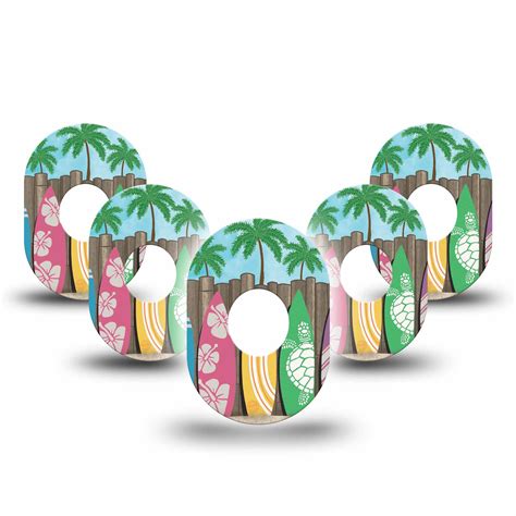 Expressionmed Surfs Up Adhesive Patch Dexcom G7 Dexcom One Uk