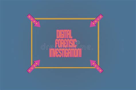 Conceptual Hand Writing Showing Digital Forensic Investigation