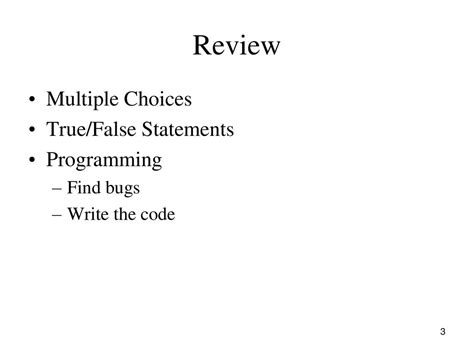 Csci 3328 Object Oriented Programming In C Review Exam Ii Ppt Download