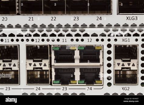 Detail Of Fiber Optic Gigabit Ethernet Switch With SFP Module Slot And UTP Category Connectors