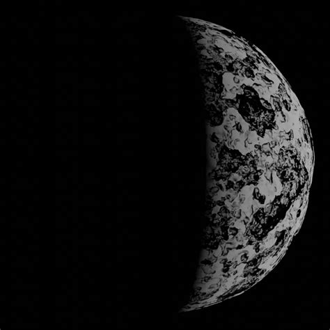 Procedural Moon Shader Rblender