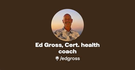 Ed Gross Cert Health Coach Facebook Linktree