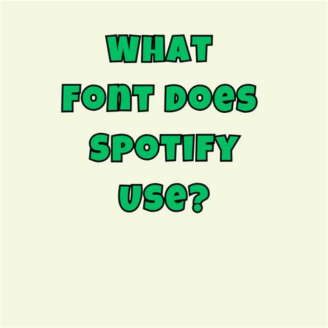 What Font Does Spotify Use In 2025 — Fontsarena