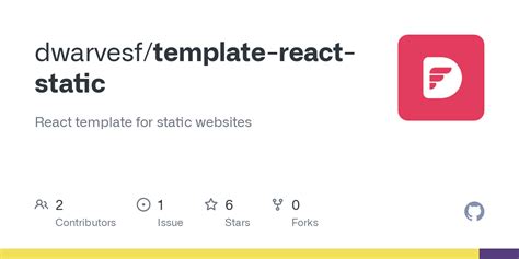 Github Dwarvesf Template React Static React Template For Static Websites