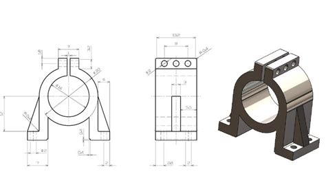 Exercise SolidWorks Drawing Mechanical Engineering Design Solidworks Solidworks Tutorial