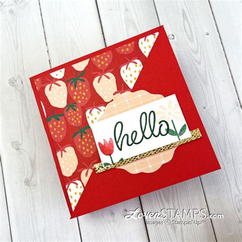 Quick Cards And Simple Stamping With Diagonal Dsp Designs Stampin Up®s Bright Skies And Sunny