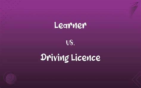 Learner Vs Driving Licence Whats The Difference Learner Vs Driving Licence Whats The Difference