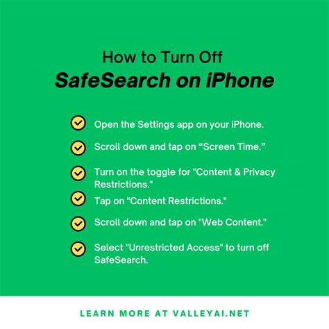 how to turn off safesearch on iphone a complete guide