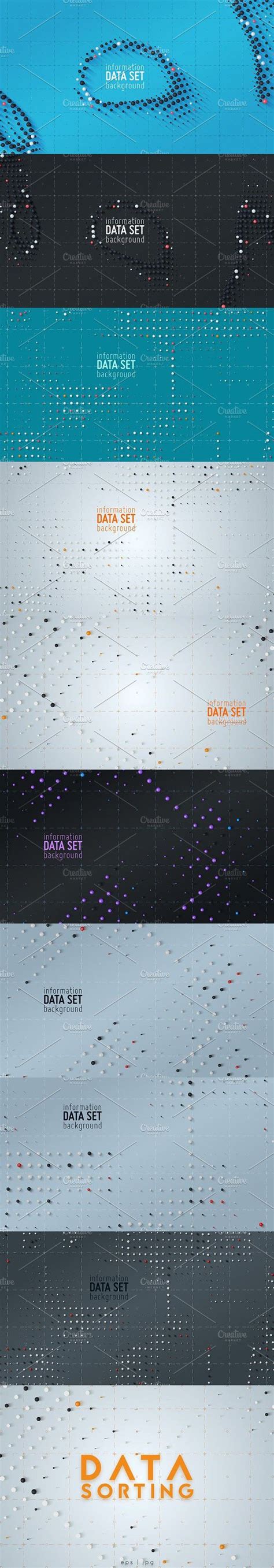Data Sorting Backgrounds Sorting Data Hipster Design