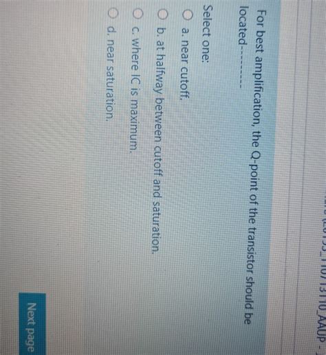 solved refer to the following figure the value of vce is