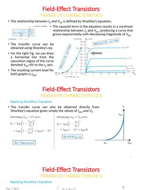 Electronics I 5 Field Effect Transistors Fets 2 Download Free Pdf Field Effect