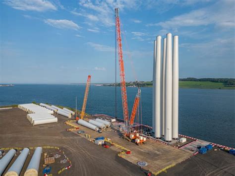 Delivery Of 54 Turbine Towers For Nng Wind Farm