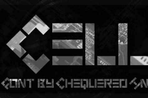 6 Cells Font Display Fontplanet