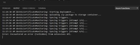 unable to deploy my python function · issue 1282 · microsoft vscode