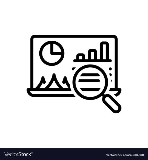 Analysis Royalty Free Vector Image Vectorstock
