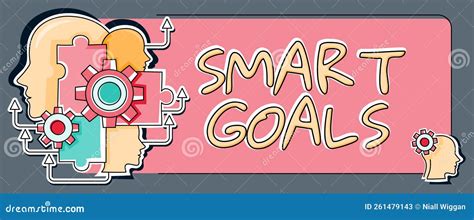 Text Caption Presenting Smart Goals Business Idea Mnemonic Used As A