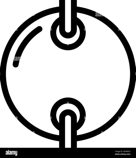 Sequin Chain Line Icon Vector Illustration Stock Vector Image And Art Alamy