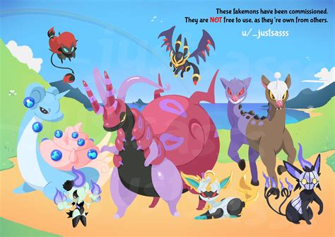 The Latest Fusions Ive Been Drawing For A Reddit User Which Do You Like The Most R Fakemon