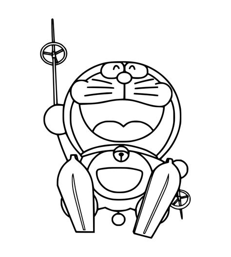 Doraemon Luistelu Värityskuva Lataa Tulosta Tai Väritä Verkossa