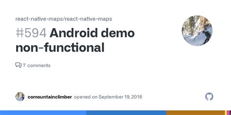 Android Demo Non Functional Issue React Native Maps React Native Maps GitHub