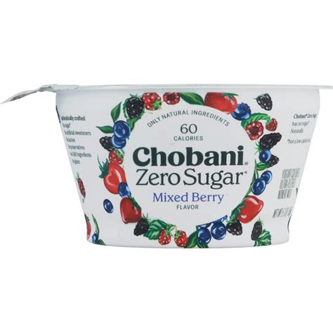Chobani Zero Sugar Mixed Berry Yogurt 5 3 Oz Delivery Or Pickup Near