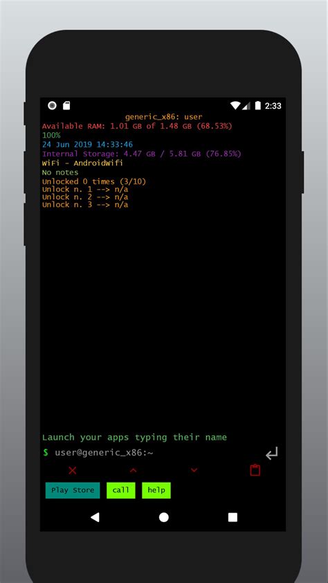 download do apk de cmd linux cli launcher para android