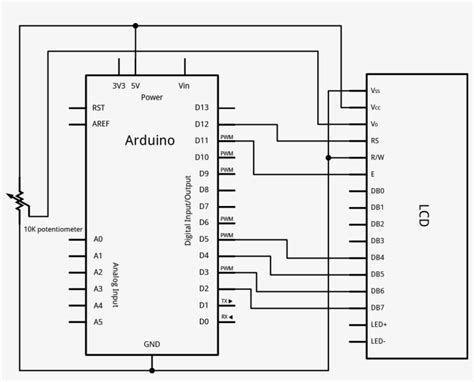 Lcd Panel Connections Mcp4131 Arduino Free Transparent PNG Download PNGkey