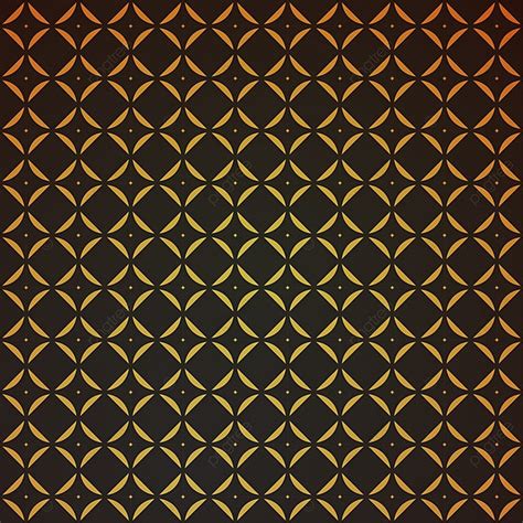 Gold Geometric Retro Abstract Seamless Cube Pattern With Rhombuses