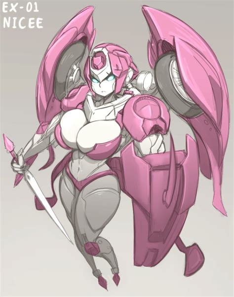 Rule 34 1girls Arcee Arcee G1 Big Breasts Blue Eyes Cleavage Cybertronian Ex 01 Nicee Female