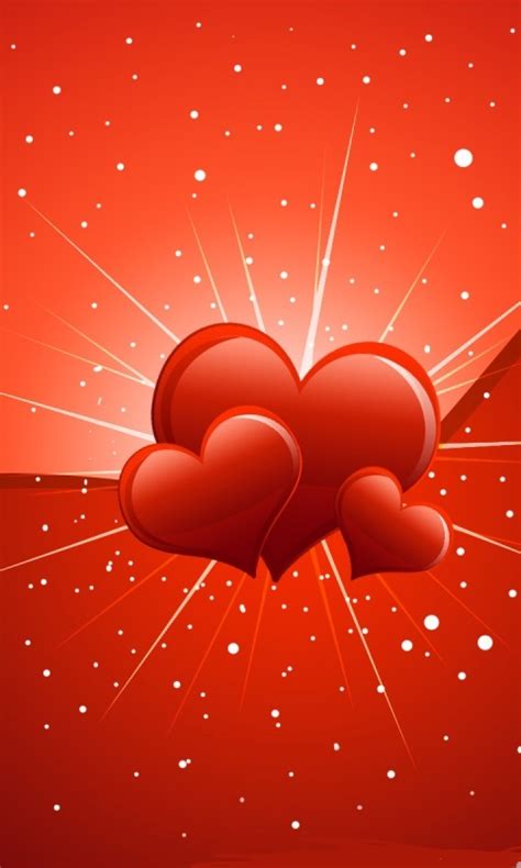 모바일 좋은 배경 화면빨간심장발렌타인 데이사랑삽화 150888 Wallpaperuse