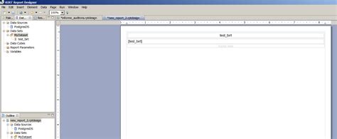 Postgresql Birt Report Not Gettting Data From Postgres Refcursor