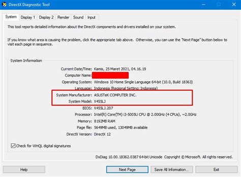 Cara Melihat Tipe Laptop Pada Windows Dan Dengan Mudah