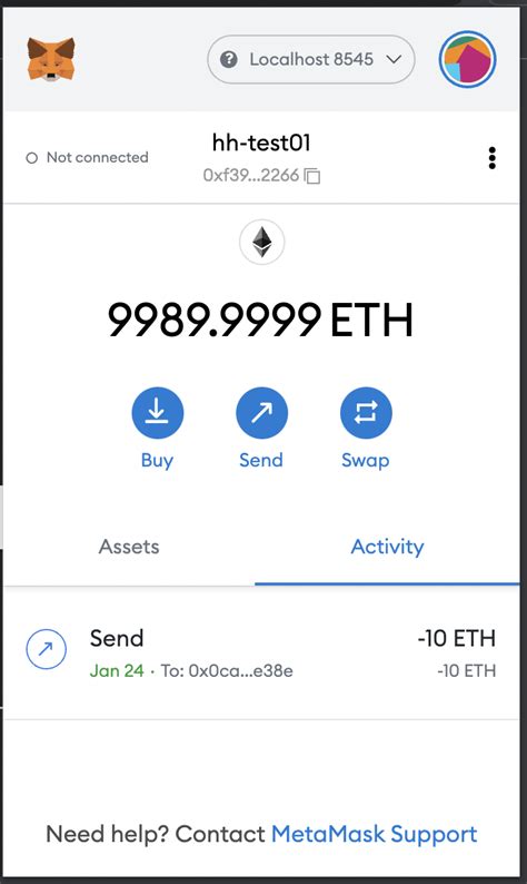 How To Create Your First Dapp Part 4 Importing A Node Account Into Metamask Korak Bhaduri