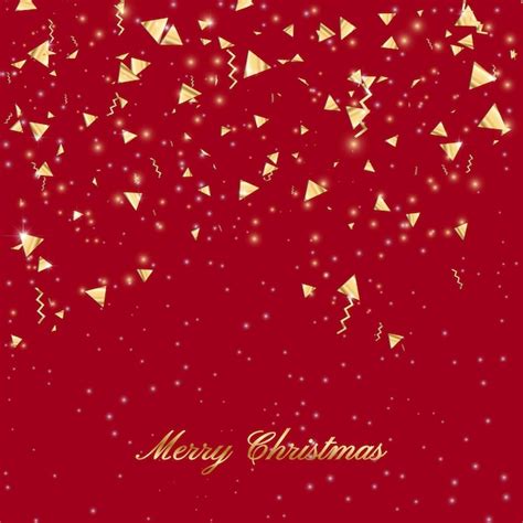 레드에 골드 색종이입니다 고립 된 황금 먼지 입자 호일 테두리 기하학적 기념일 배경입니다 유체 생일 카드 무작위 신부 배경막 벡터 라운드 보케 추상 무지개