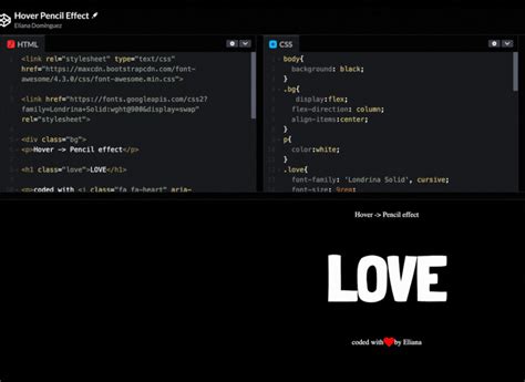 eliana soledad dominguez on linkedin codepen job share css
