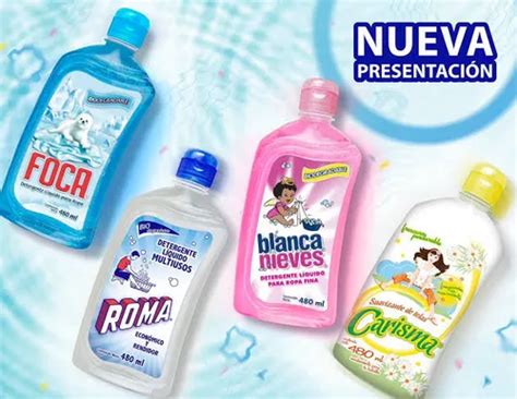 Kit Jabón Líquido 480ml Roma Foca Blanca Nieves Y Carisma Mercadolibre