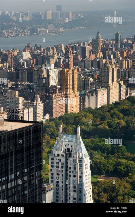 View Of The Top Of The Rock Central Park Rockefeller Centre