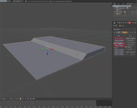 Modeling Discard Mesh Zones From Solidify Modifier Blender Stack