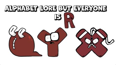 Alphabet Lore But Everyone Is R Transform ( Full Version A-Z ) - YouTube