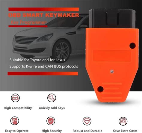 Car Obd Remote Key Programming Tool For Toyota 4c4d And Gh Chips