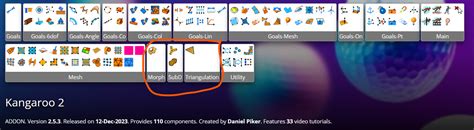 What Is The Current Kangaroo Version Inside Grasshopper Kangaroo