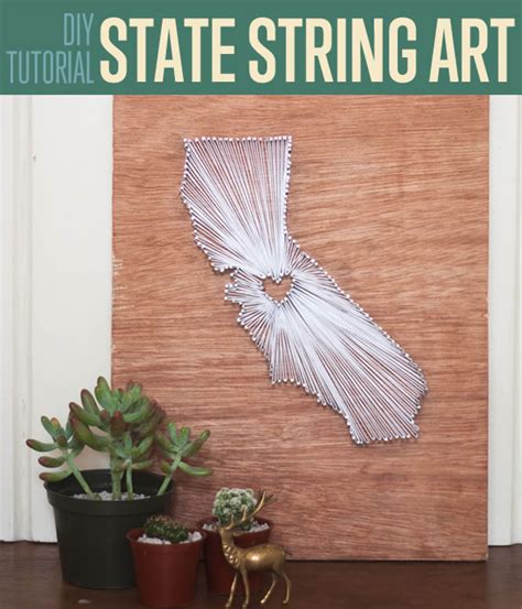 DIY String Art Ideas Tutorials For Your Home Decor