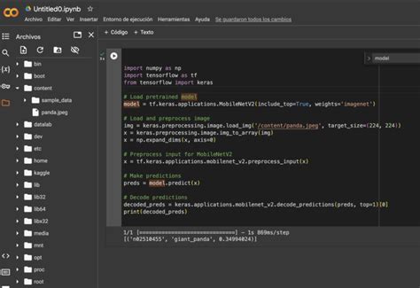 Predicción De Clasificación De Imágenes Con Mobilenetv2 Operating Systems Scripting